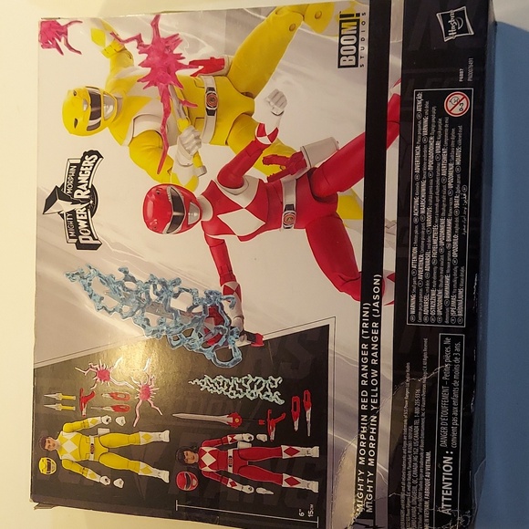 Hasbro | Toys | Power Ranger Lighting Collection Red And Yellow Rangers ...